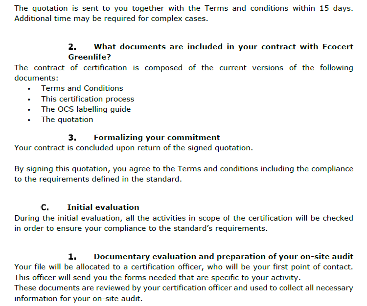 OCS认证过程步骤 The certification process step by step